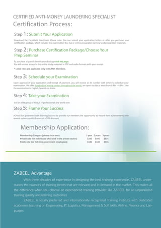 CAMS (Certified Anti-money Laundering Specialist) | PDF