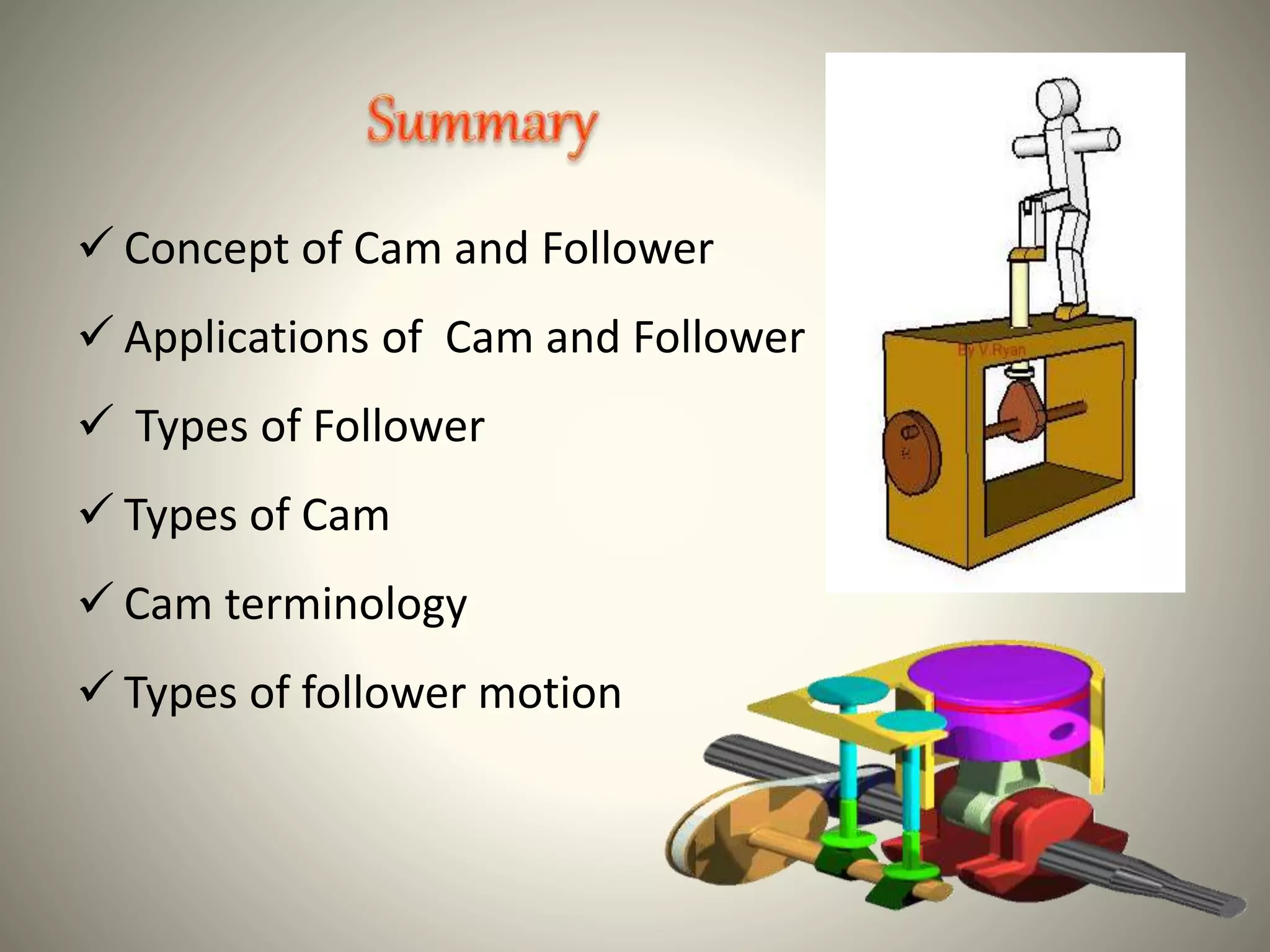 Cams and Followers | PPTX