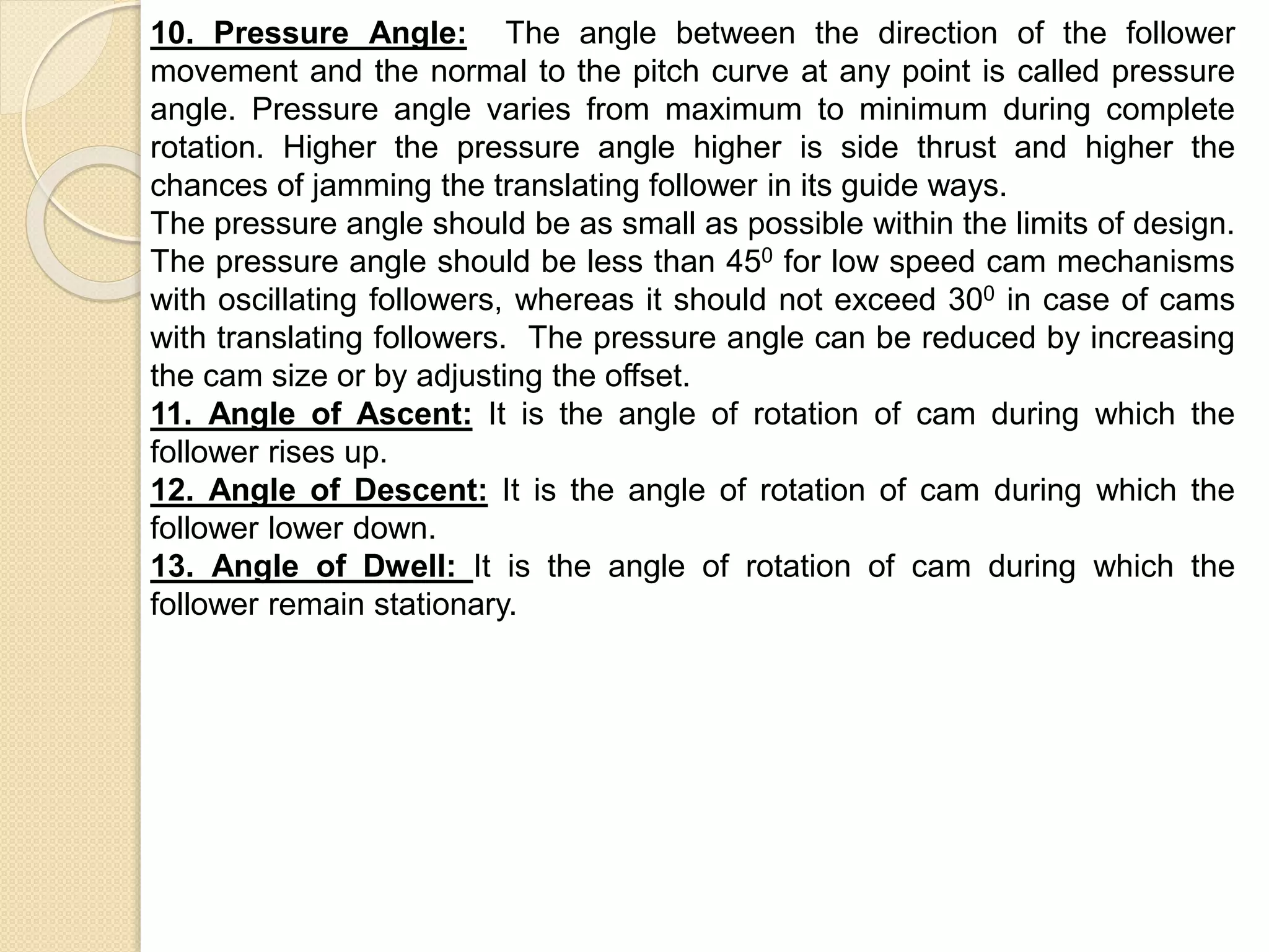 Cams & followers | PPTX