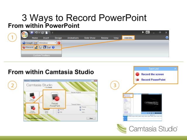 Camtasia Getting Started Guide | PPT