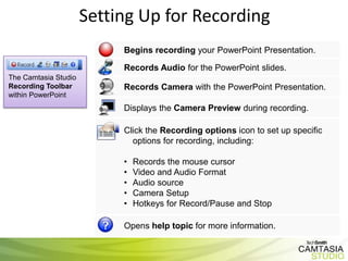 Camtasia getting started guide | PPT