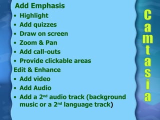 Camtasia Studio 4 Example | PPT