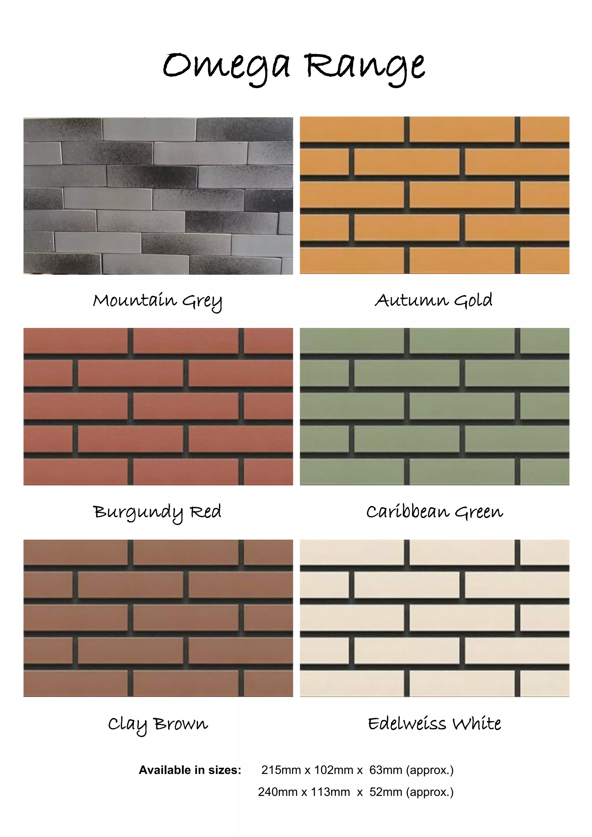 Camtech brick brochure 2016 | PDF