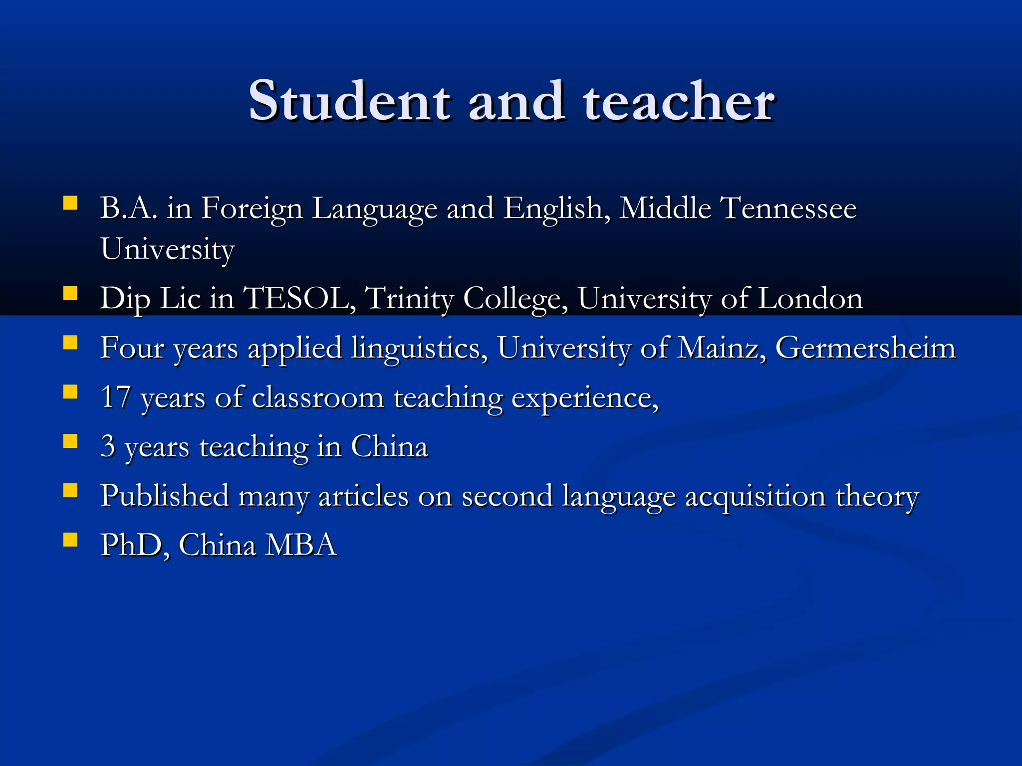 Features of the Chinese Education System and Language that impede ...