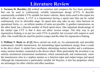 Cam based transmission for replacement of gear box | PPT