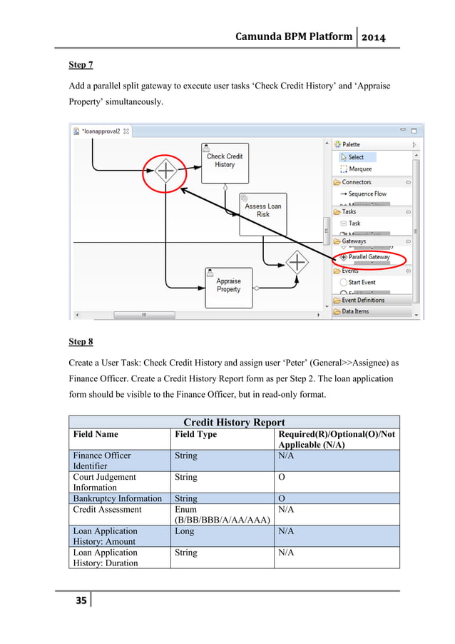 Camunda-BPM-Loan-Assessment-Process-Lab-v1.0.pdf | Computer Software ...