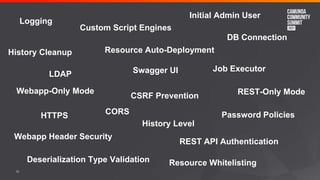 Tips on how to build Camunda Run for production | PPTX