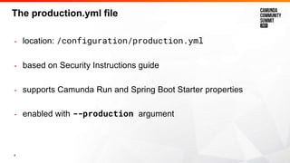 Tips on how to build Camunda Run for production | PPT | Free Download