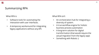 Jakob Freund: Camunda for IT Executives - Camunda Days | PDF