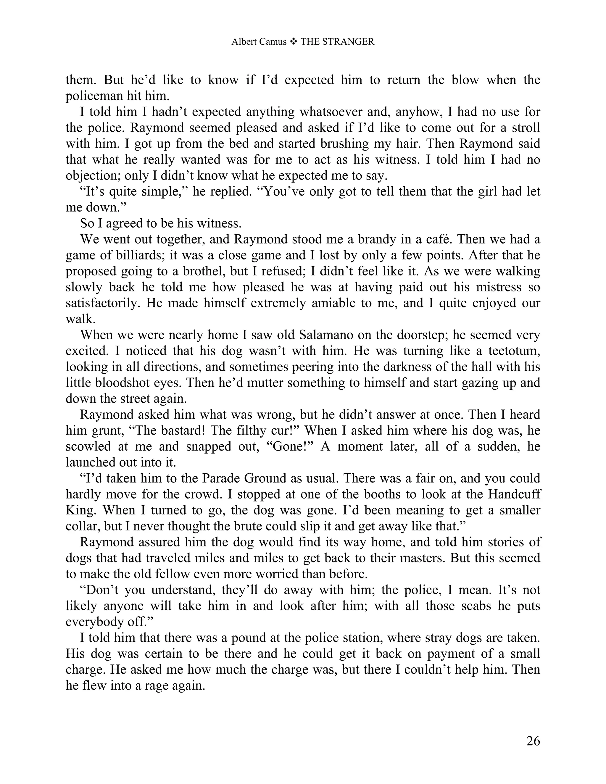 Camus, albert the stranger | PDF