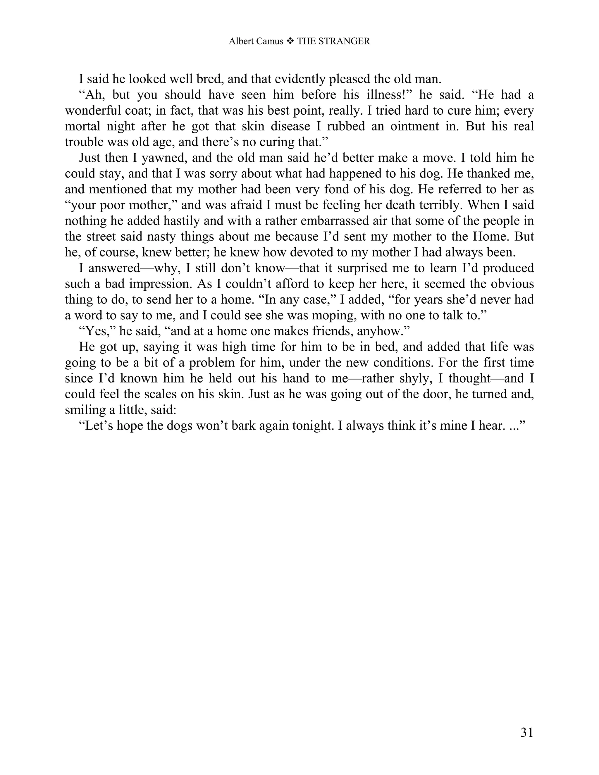 Camus, albert the stranger | PDF