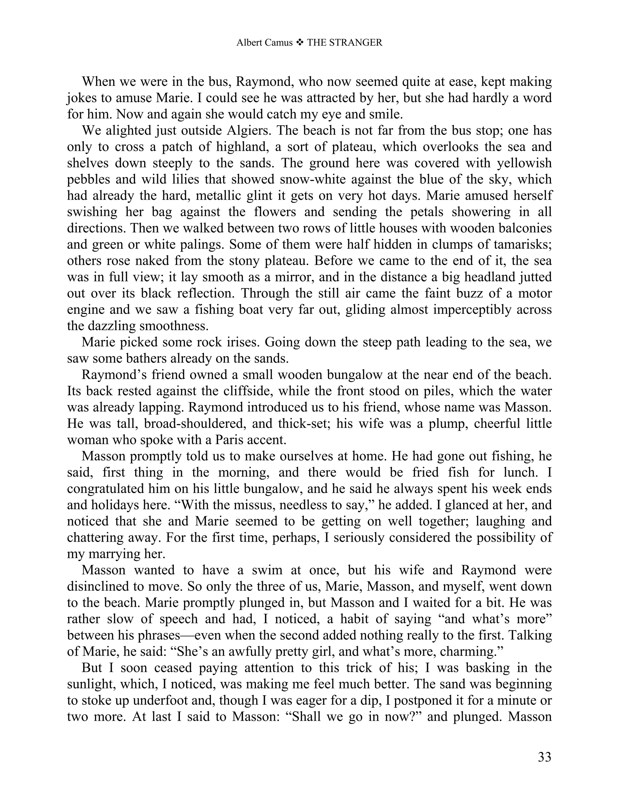 Camus, albert the stranger | PDF