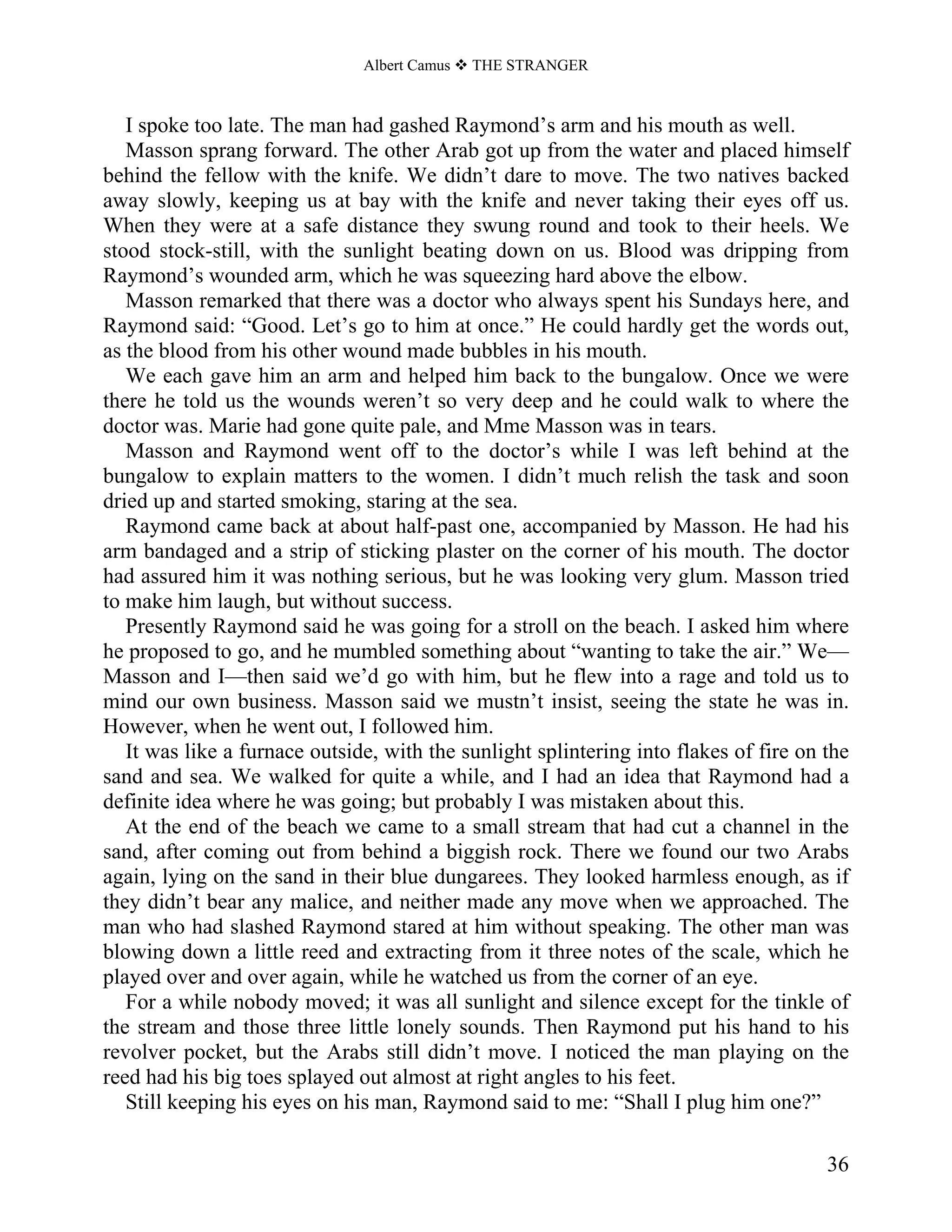 Camus, albert the stranger | PDF