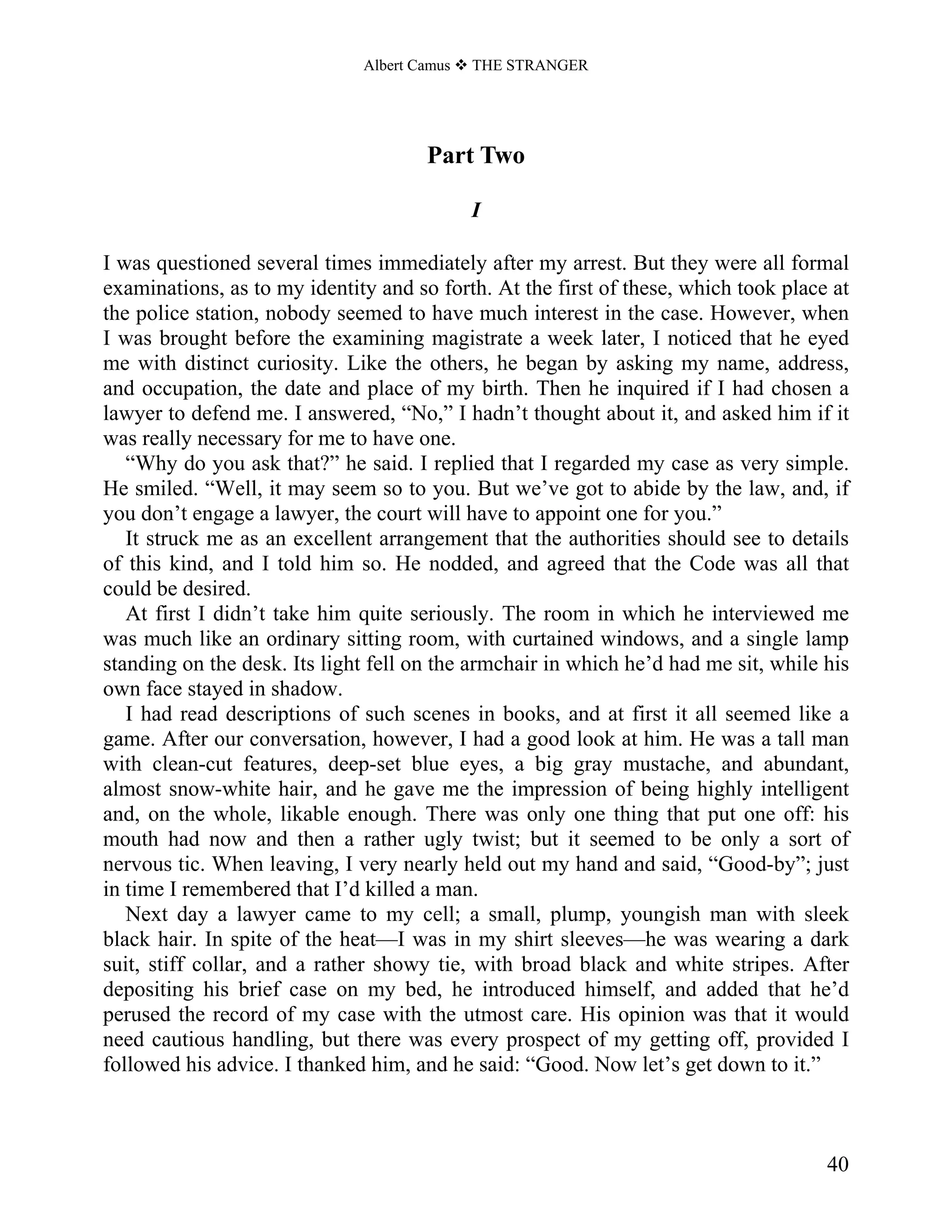 Camus, albert the stranger | PDF