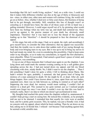 Camus, albert the stranger | PDF