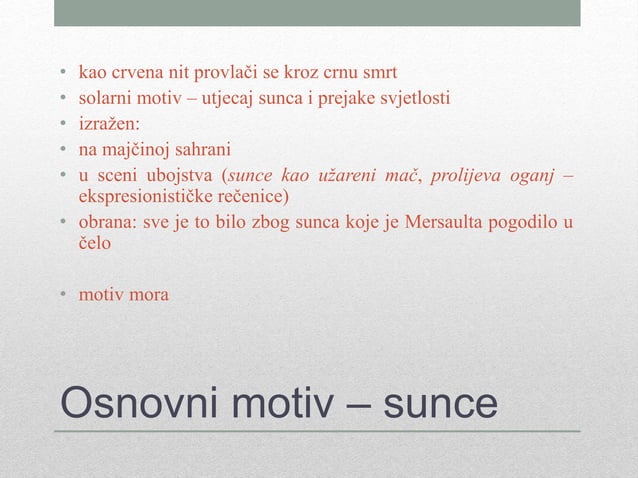 Albert Camus, Stranac | PPTX