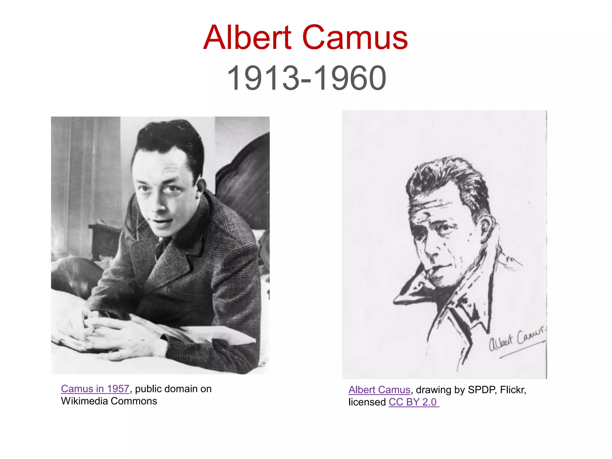 Camus "The Myth of Sisyphus" slides for a video | PPTX