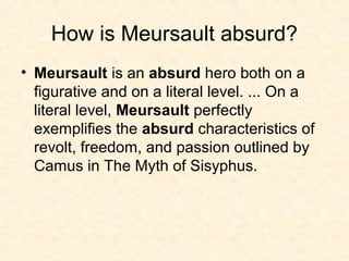 Camus theory of absurd | PPT
