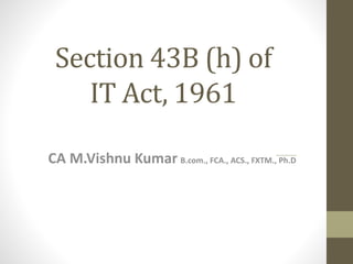 CA M VISHNUKUMAR - Section 43BMSME..pptx | Free Download