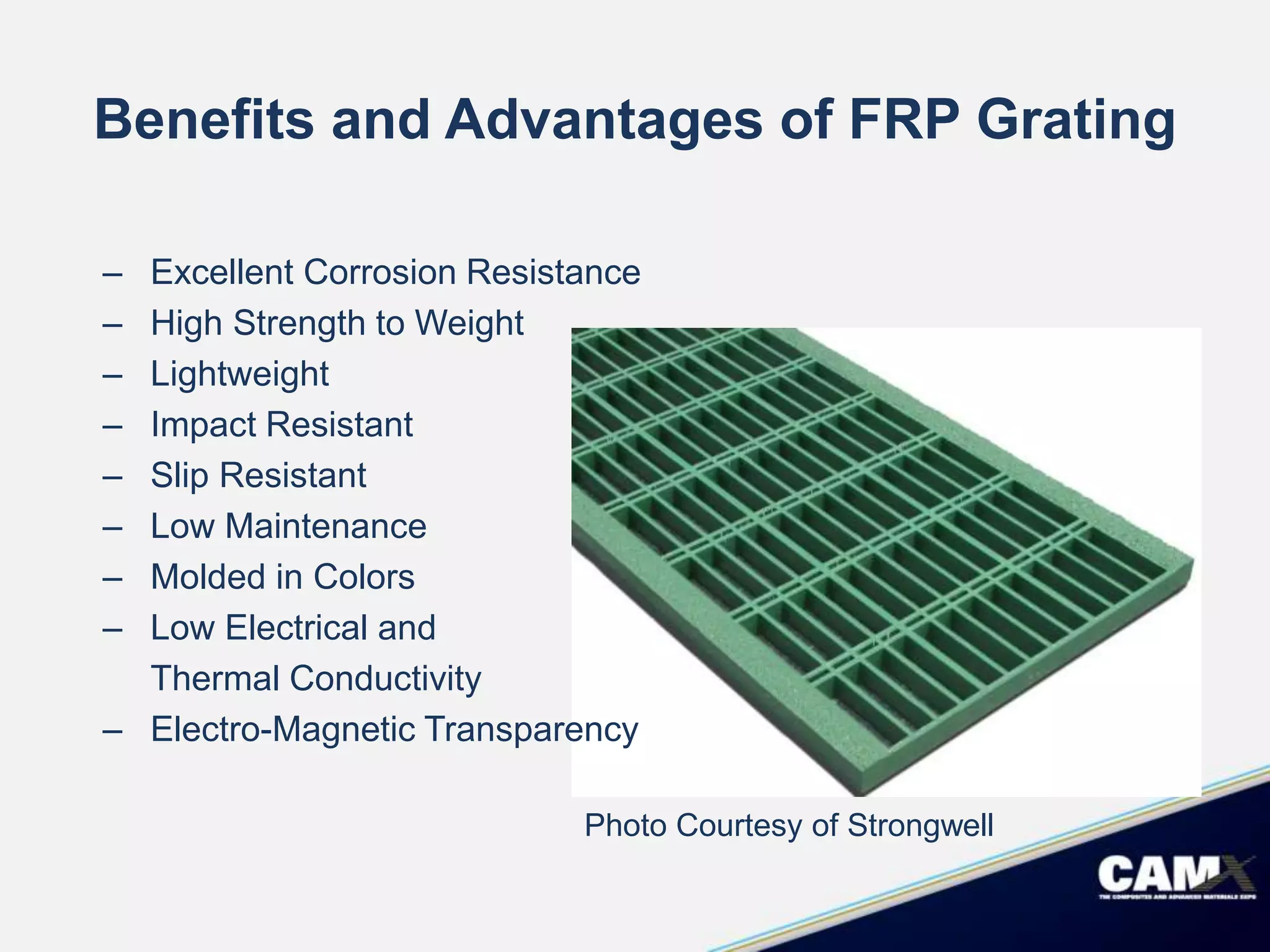 Standard Design Manual for FRP Composites Gratings | PPTX