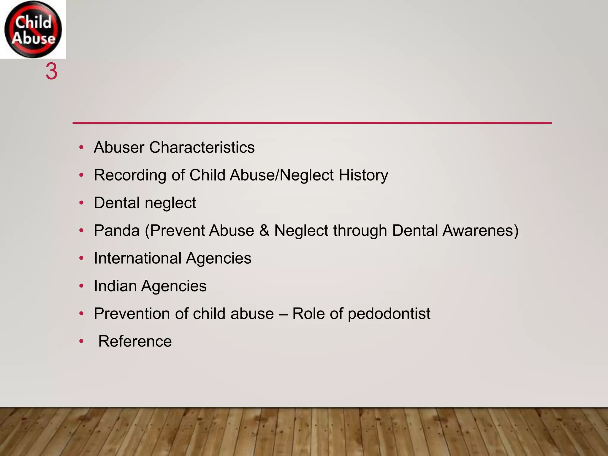 child abuse and neglect | PPTX