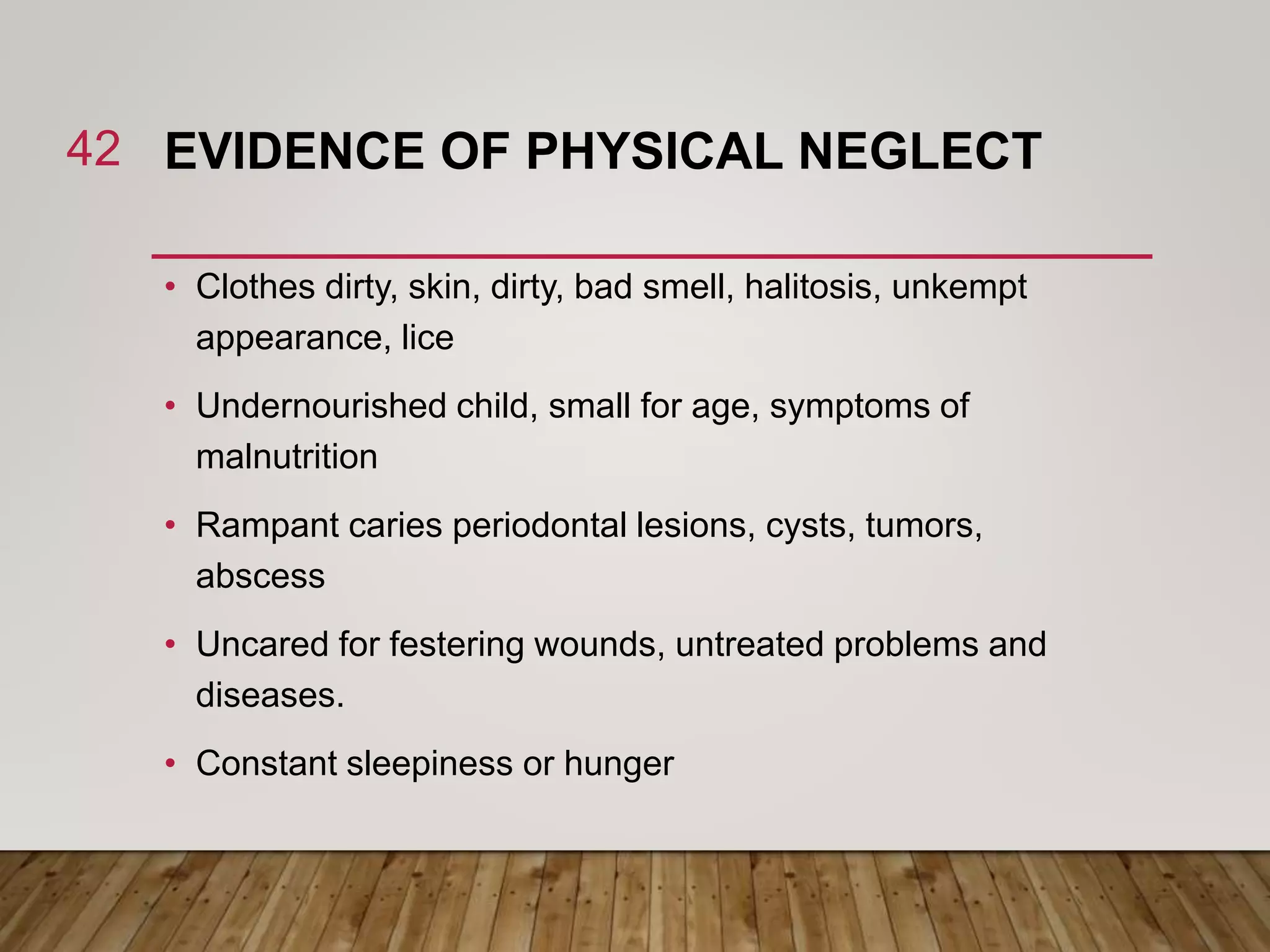 child abuse and neglect | PPTX