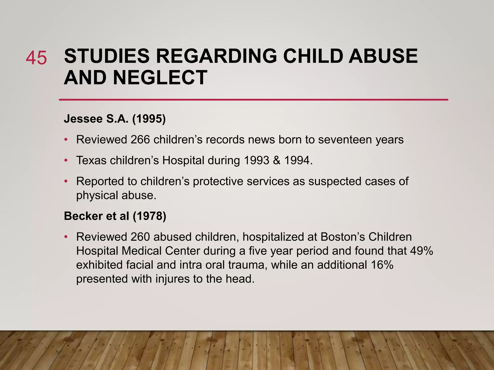 child abuse and neglect | PPTX