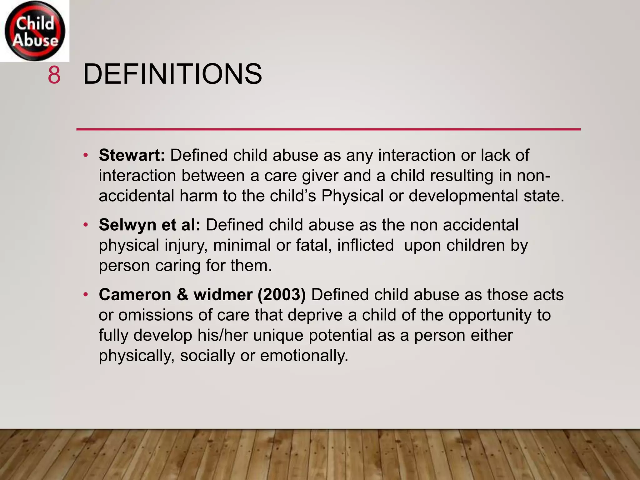 child abuse and neglect | PPTX