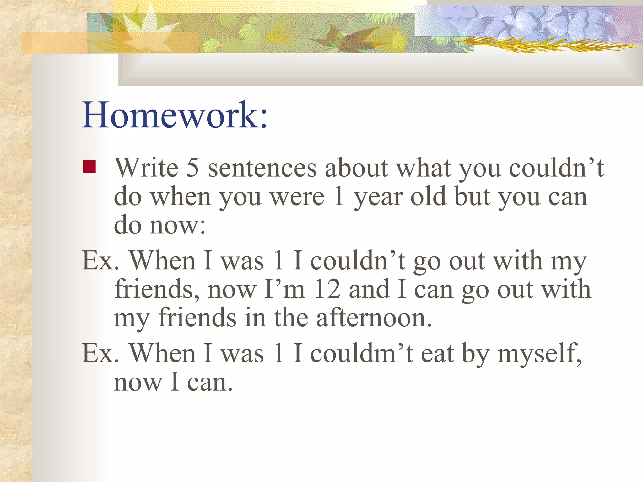 Can And Could | PPT