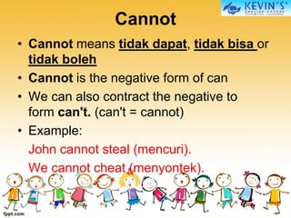 Can or Cannot | PPT