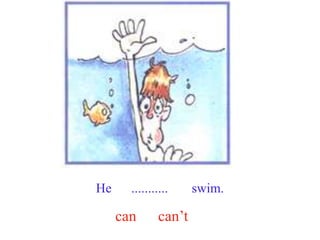 A powerpoint of the topic can and can't. | PPT