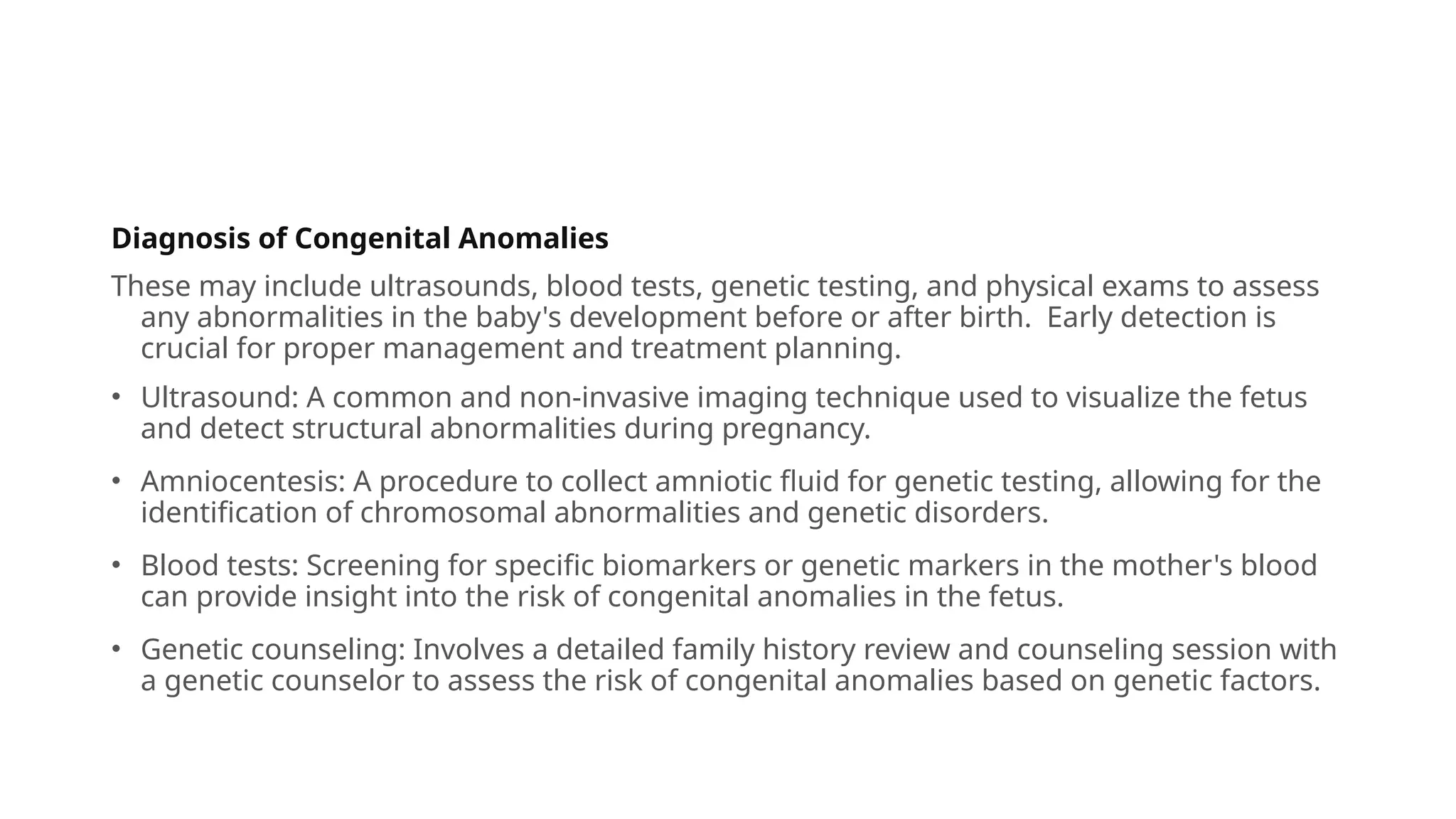 The congenital anomalies of newborn etiology, risk factors | PPTX