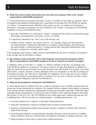 CAN-SPAM Act- A Compliance Guide for Business | PDF