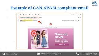 CAN-SPAM Act guidelines for Salesforce Users | PPT