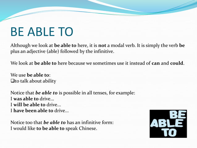 Can%2c could%2c be able to | PPT