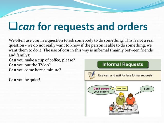 Can%2c could%2c be able to | PPT