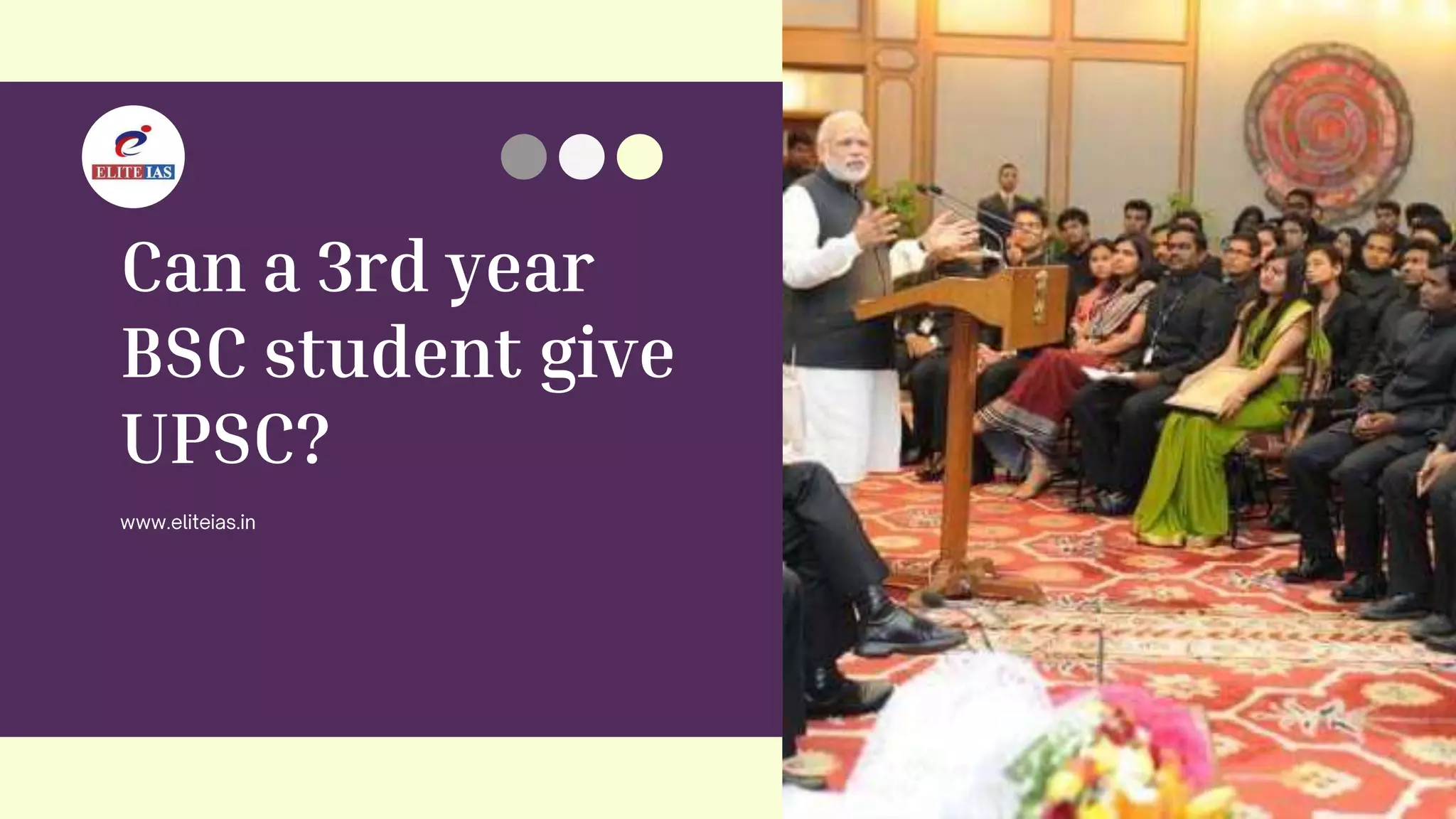 Can a 3rd year BSC student give UPSC.pptx | Educational Assessment ...