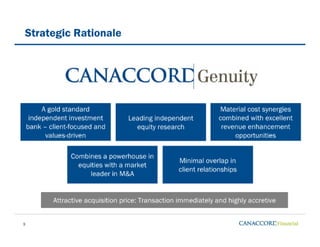 Canaccord Genuity Advantage | PPT