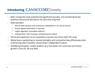 Canaccord Genuity Advantage | PPT