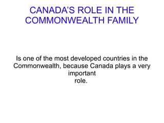 Canada Commonwealth | ODP