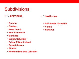 Canada | PPT | North America Travel | Travel Locations