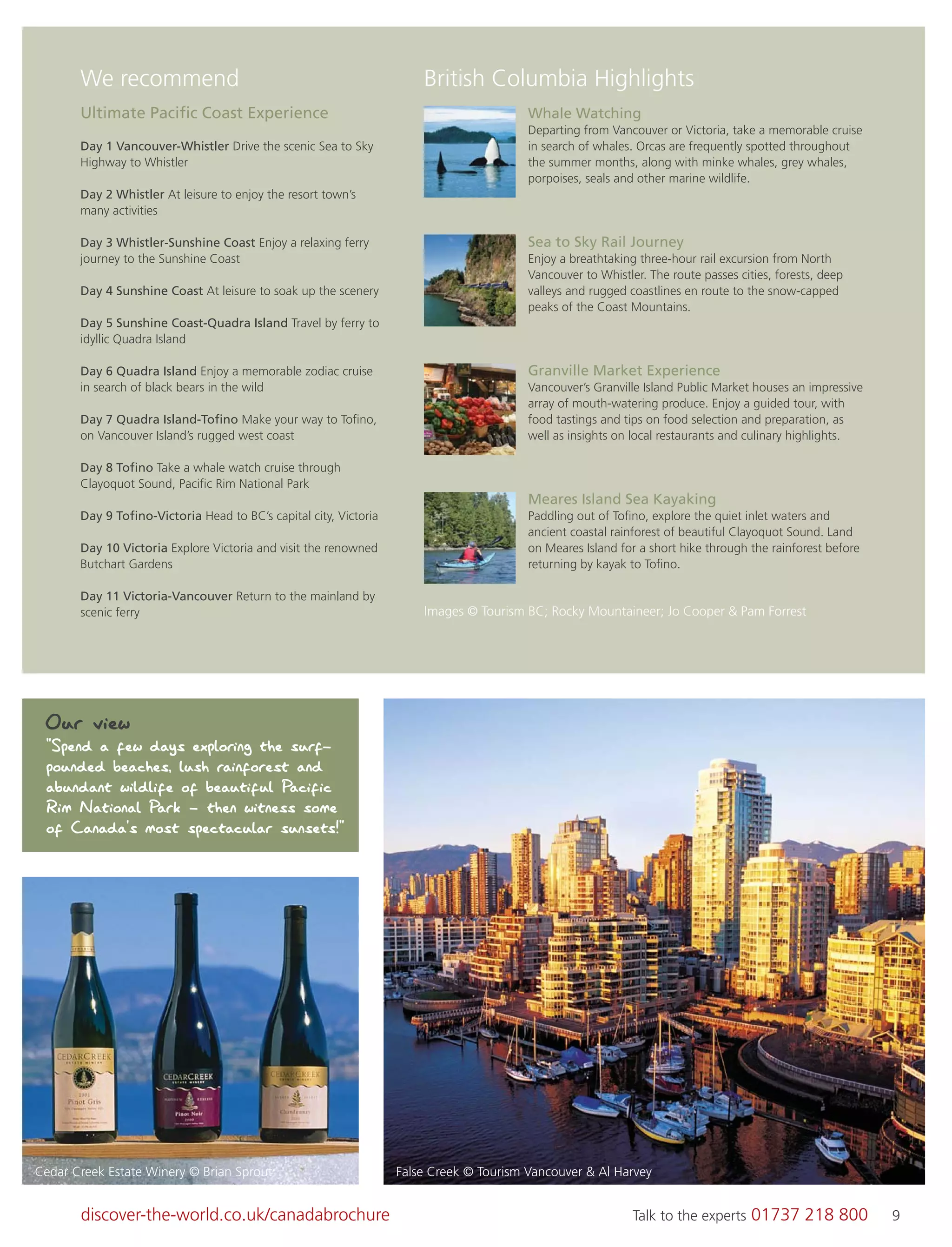 Canada | Travel Brochure | PDF