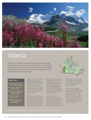 Canada | Travel Brochure | PDF
