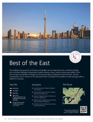 Canada | Travel Brochure | PDF