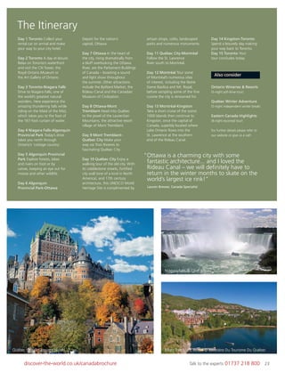 Canada | Travel Brochure | PDF