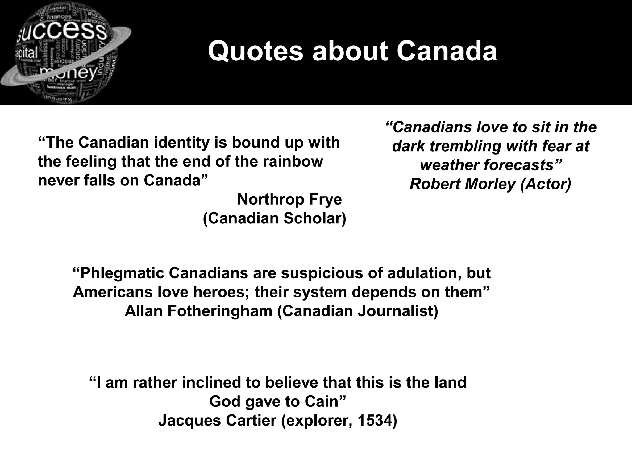 Introduction to Canadian culture | PPT