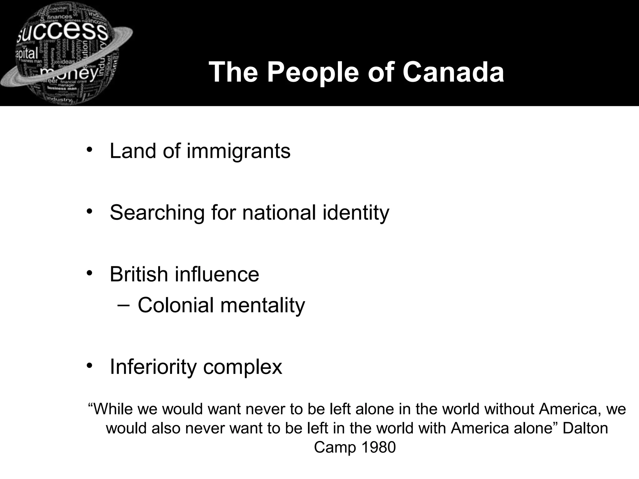 Introduction to Canadian culture | PPT