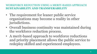 A Collective, merit-based approach to Managing Workforce Adjustment ...