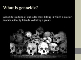 prevention of genocide and crime against humanity | PPTX