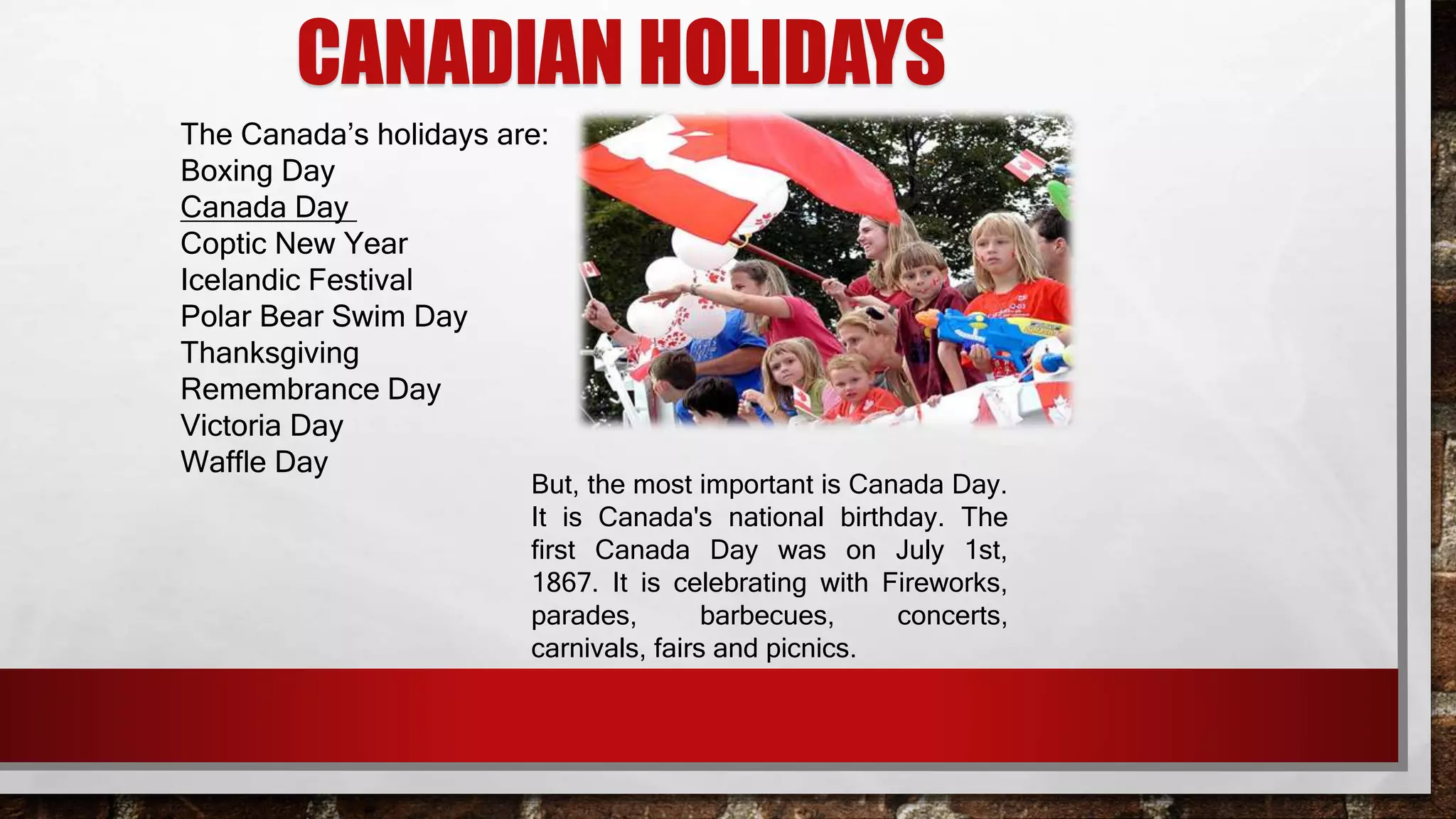 Canada presentation | PPTX